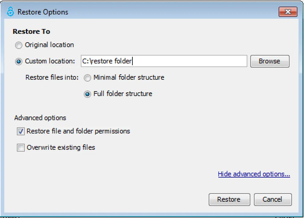 How to restore files and folders with BackupVault Pro – Help Centre